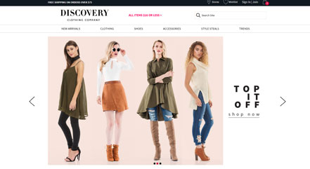 Discovery Clothing Launches First Ecommerce Site | Americaneagle.com