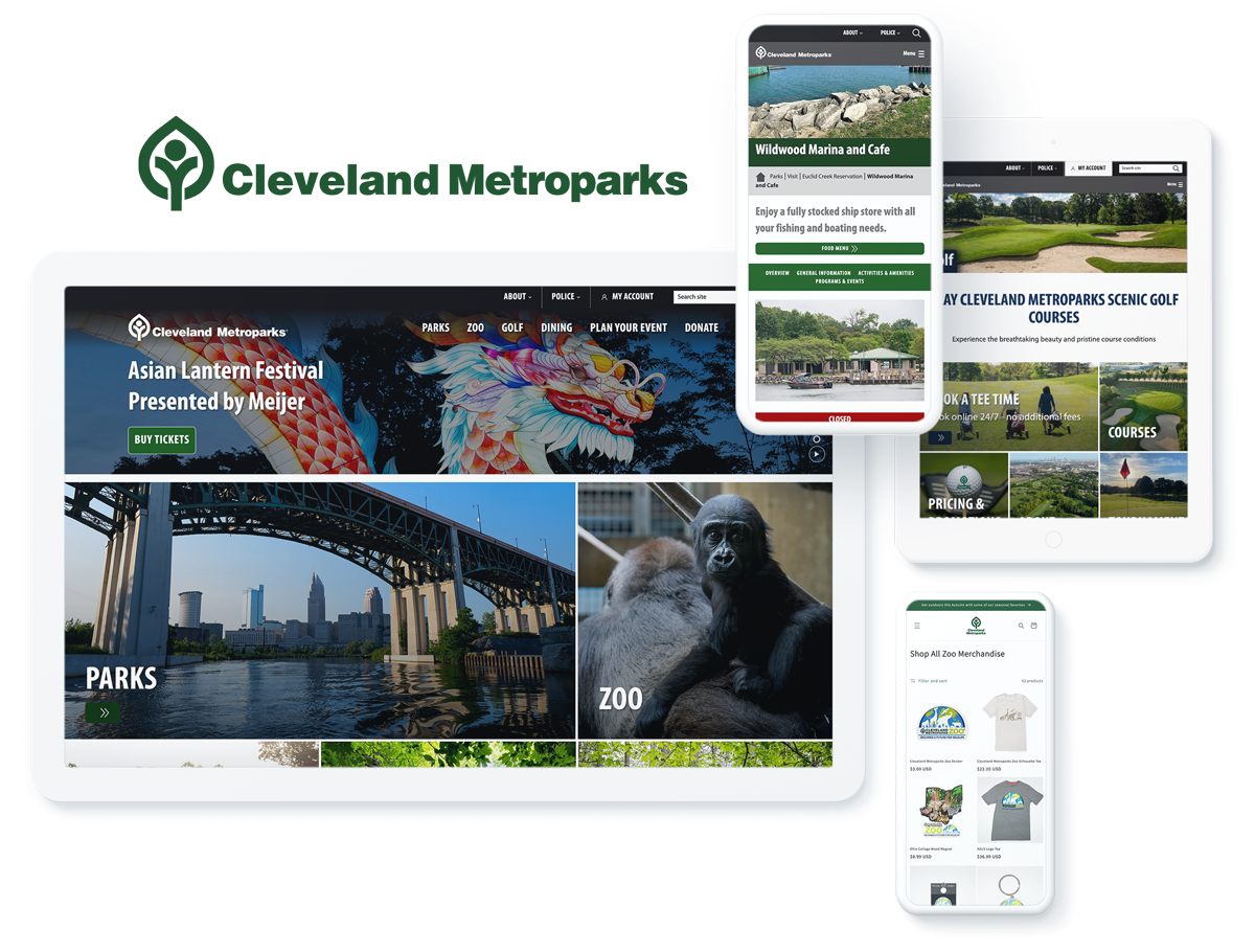 Kentico Website Redesign for Civic Engagement | Cleveland Metroparks ...
