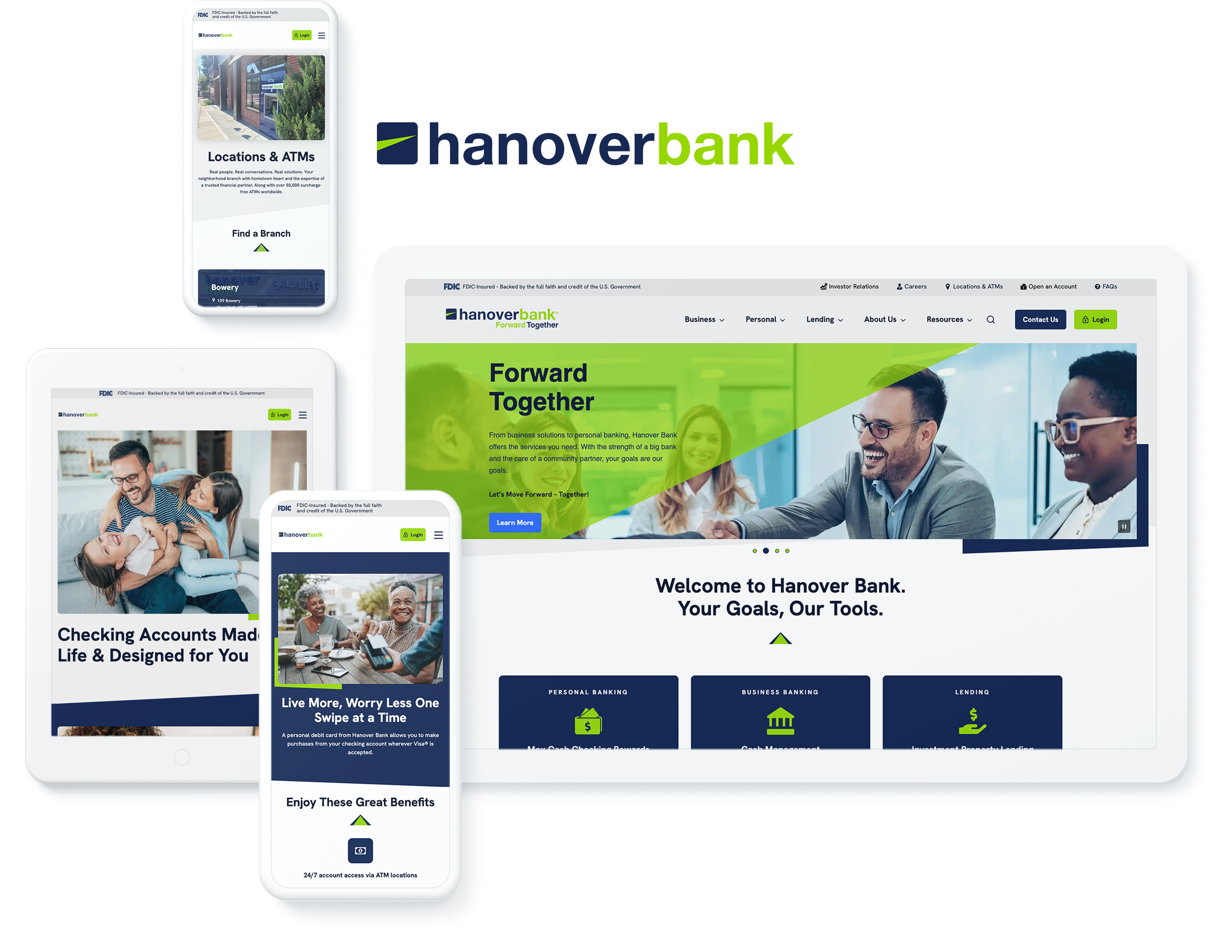 Website Redesign and SEO for Financial Services | Hanover Bank ...