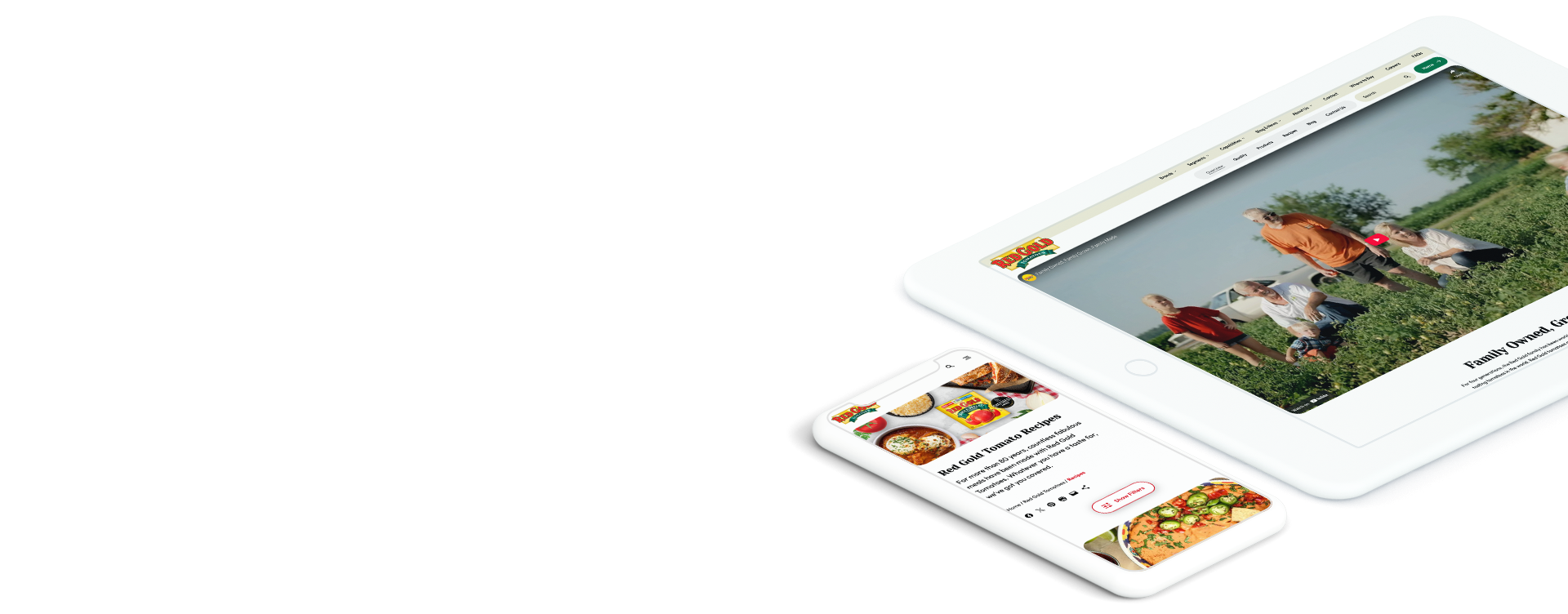 Streamlined Digital Presence for Food Manufacturer | Red Gold Tomatoes ...