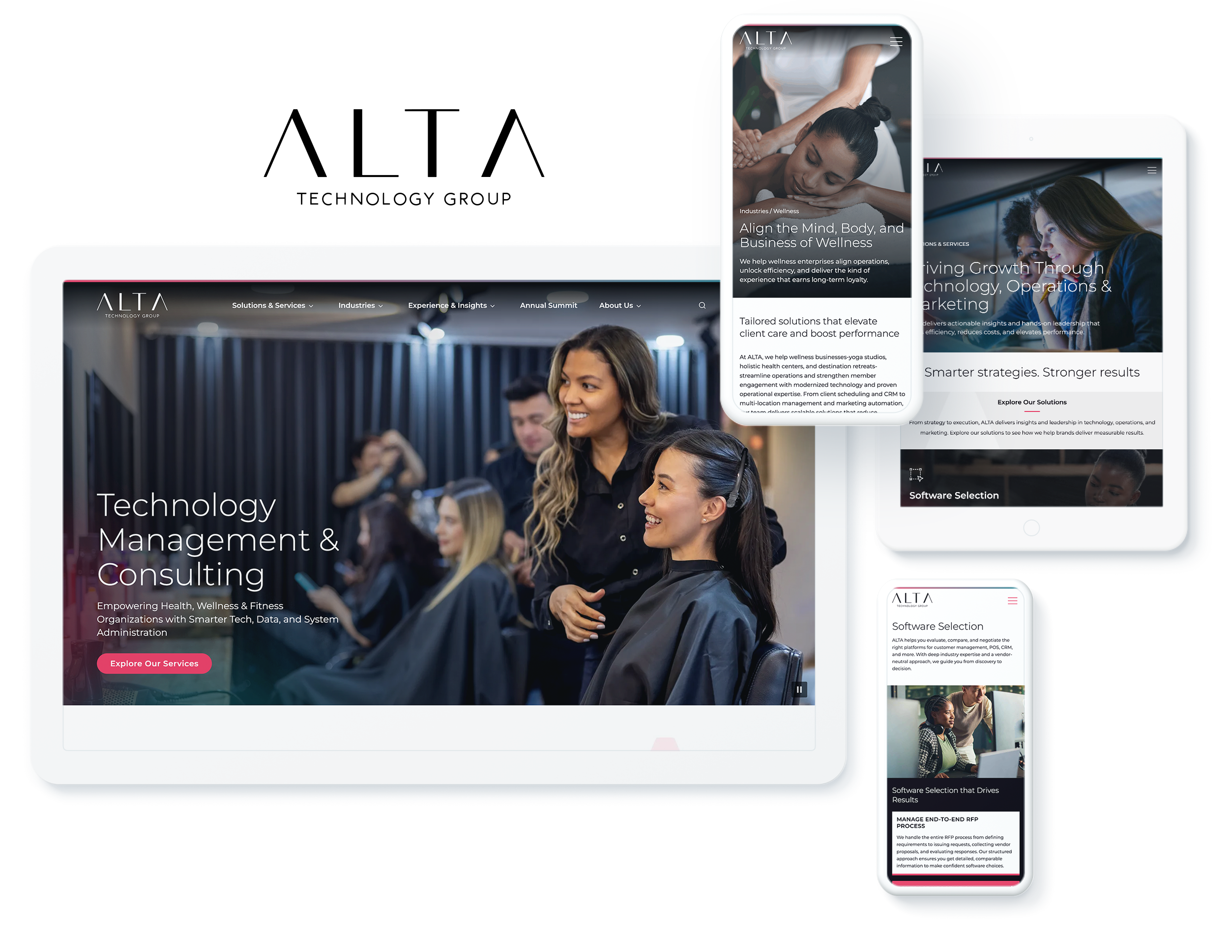 Consulting Website Redesign for Technology Group | ALTA | Americaneagle.com