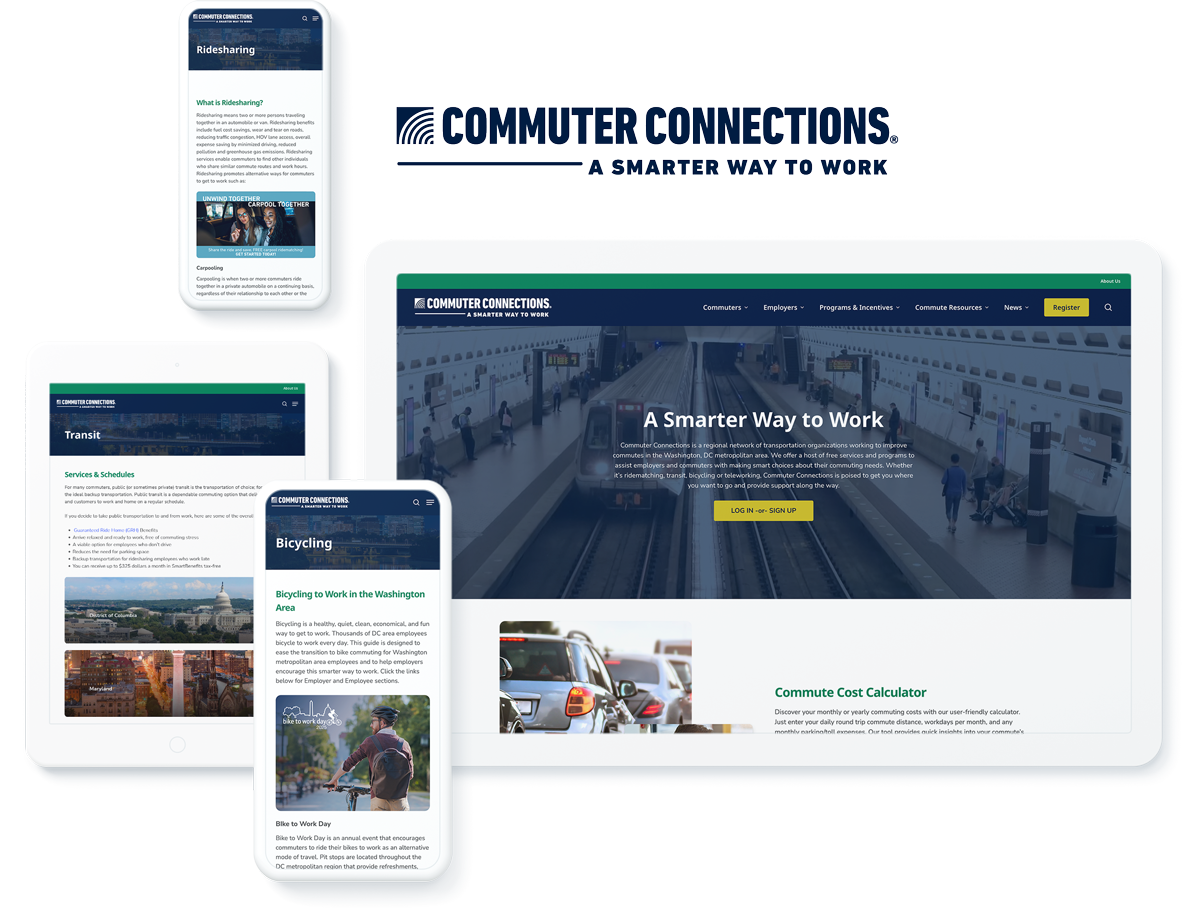 Government Website Design and Development for Transportation | MWCOG ...